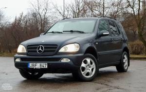 Blue Mercedes-Benz ML 270 2003 in Vilnius, with an engine capacity of 2.70 L and mileage of 400 thousand km for 1950 €, photo 4 on AUTOMOTO.COM.LV