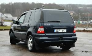 Blue Mercedes-Benz ML 270 2003 in Vilnius, with an engine capacity of 2.70 L and mileage of 400 thousand km for 1950 €, photo 3 on AUTOMOTO.COM.LV