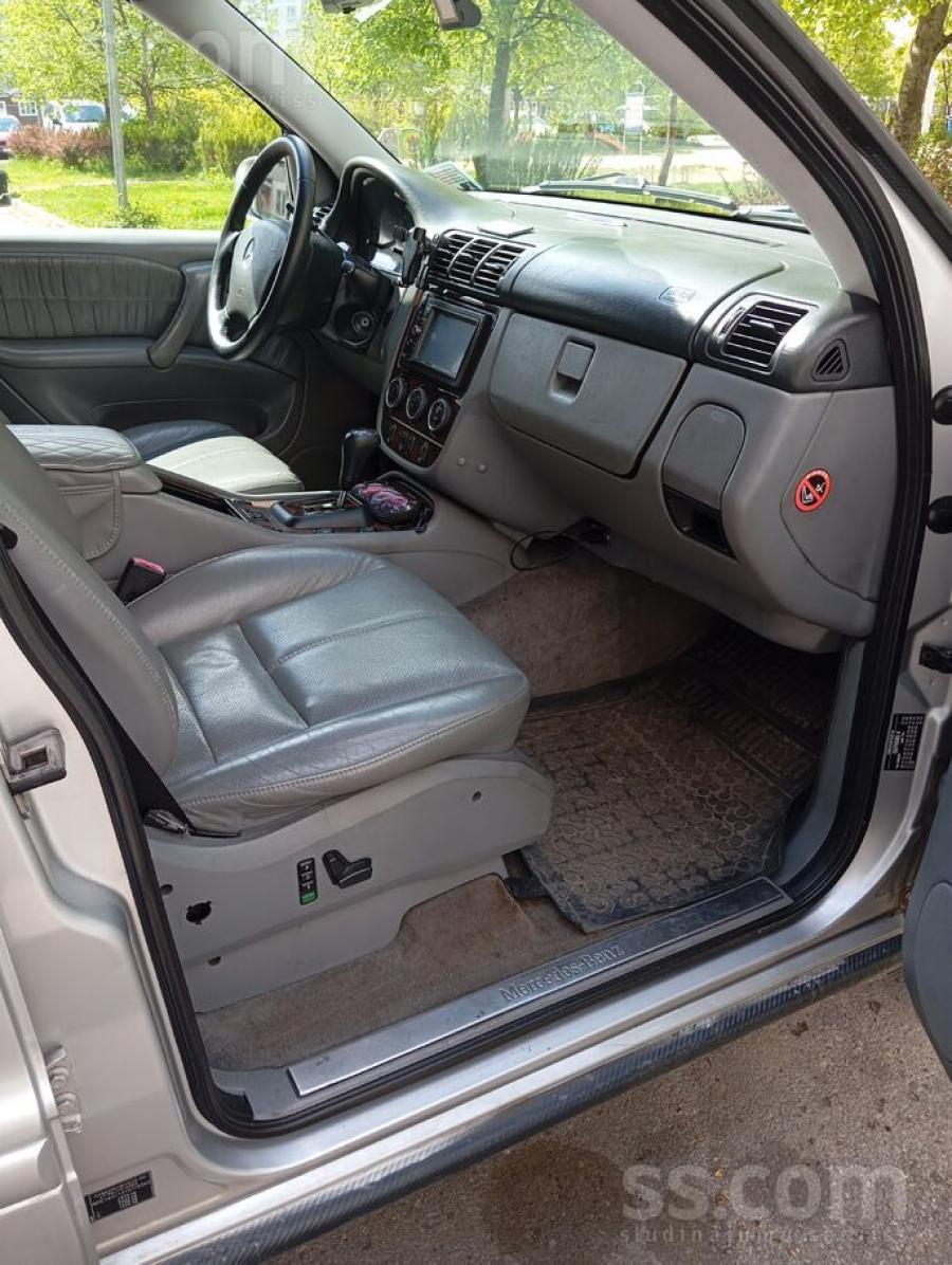 Mercedes-Benz ML 270 2002 Rīga, ar dzinēja tilpumu 2.70 L un nobraukumu 337 tūkst. km par 3500 €, foto 6 vietnē AUTOMOTO.COM.LV