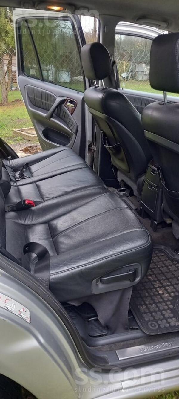 Mercedes-Benz ML 270 2001 in Rezekne, with an engine capacity of 2.70 L and mileage of 229 thousand km for 3500 €, photo 9 on AUTOMOTO.COM.LV