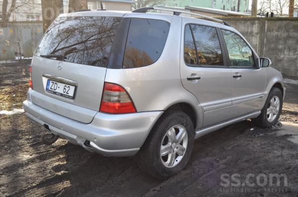 Мерседес МЛ 270 2005 в Елгава, объемом двигателя 2.70 л и пробегом 356 тыс. км за 3950 €, фото 4 на AUTOMOTO.COM.LV