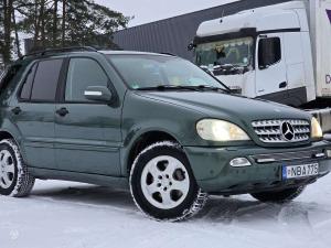 Green Mercedes-Benz ML 270 2003 in Utena, with an engine capacity of 2.70 L and mileage of 308 thousand km for 3999 €, photo  on AUTOMOTO.COM.LV