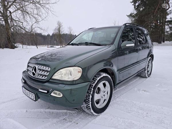 Zaļš Mercedes-Benz ML 270 2003 Utena, ar dzinēja tilpumu 2.70 L un nobraukumu 308 tūkst. km par 4000 €, foto 1 vietnē AUTOMOTO.COM.LV