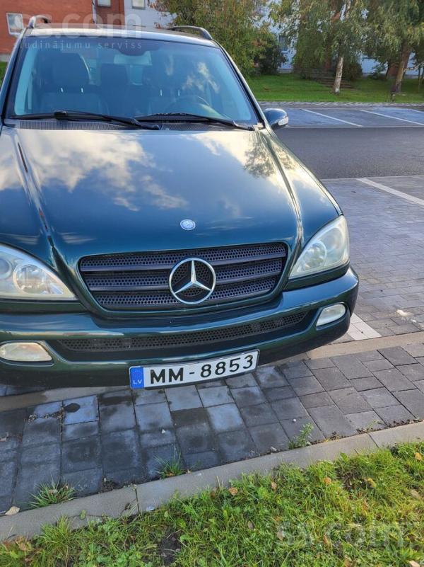 Zaļš Mercedes-Benz ML 270 2003 Jelgava, ar dzinēja tilpumu 2.70 L un nobraukumu 310 tūkst. km par 3200 €, foto 1 vietnē AUTOMOTO.COM.LV