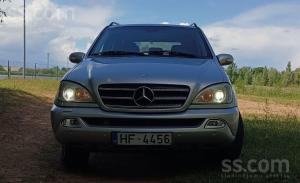 Grey Mercedes-Benz ML 270 2002 in Riga, with an engine capacity of 2.70 L and mileage of 250 thousand km for 2900 €, photo  on AUTOMOTO.COM.LV