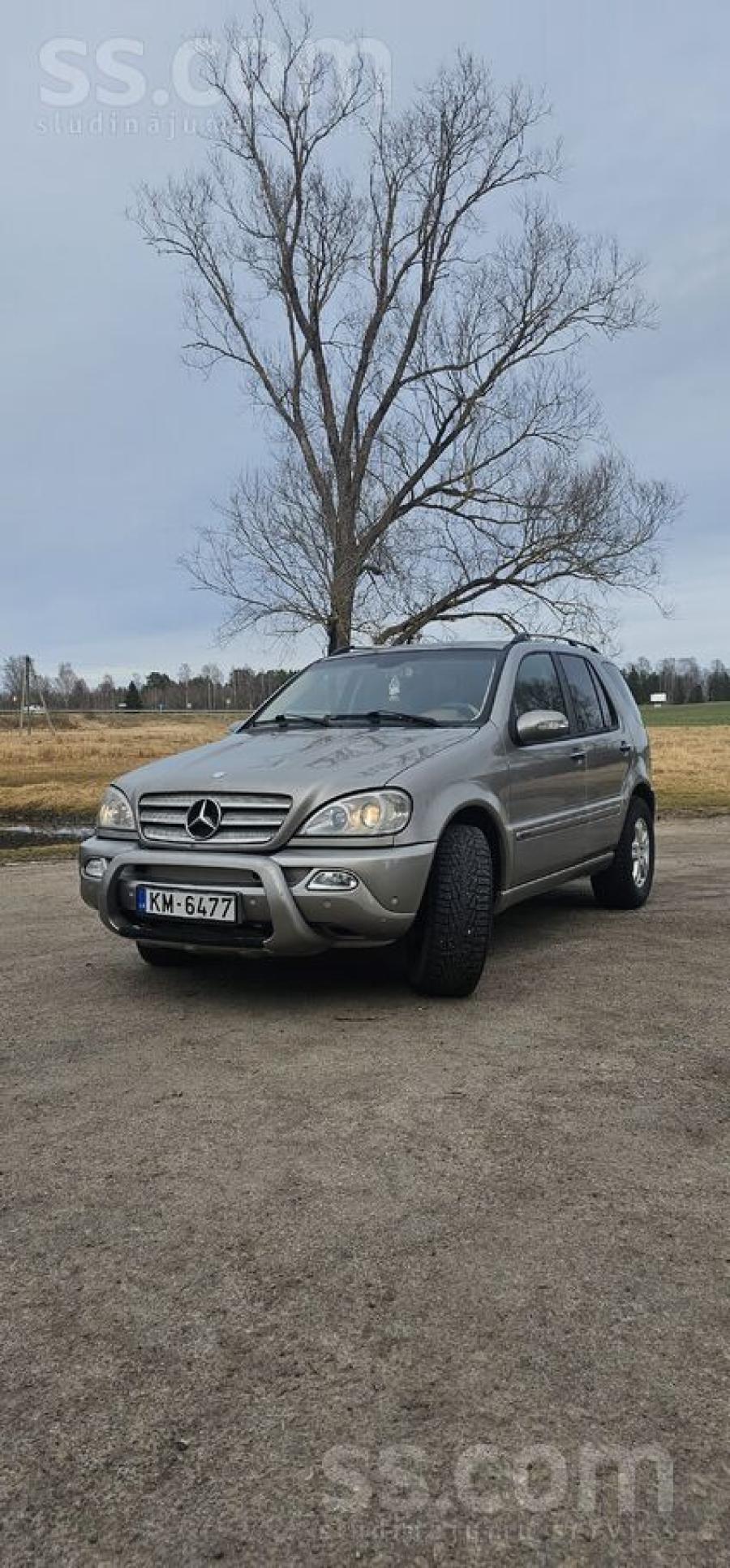 Pelēks Mercedes-Benz ML 270 2004 Rīga, ar dzinēja tilpumu 2.70 L un nobraukumu 309 tūkst. km par 35000 €, foto 1 vietnē AUTOMOTO.COM.LV
