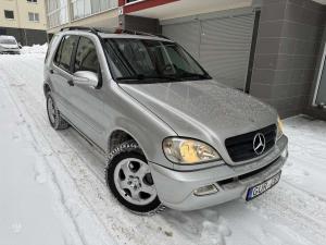 Grey Mercedes-Benz ML 270 2005 in Vilnius, with an engine capacity of 2.70 L and mileage of 260 thousand km for 2950 €, photo 4 on AUTOMOTO.COM.LV