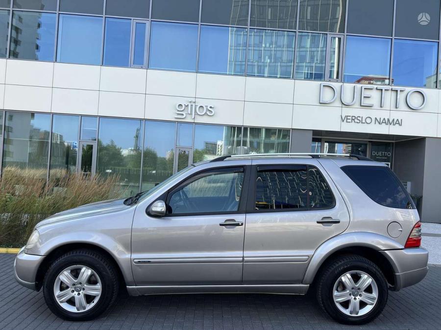 Pelēks Mercedes-Benz ML 270 2005 Viļņa, ar dzinēja tilpumu 2.70 L un nobraukumu 318 tūkst. km par 2250 €, foto 3 vietnē AUTOMOTO.COM.LV