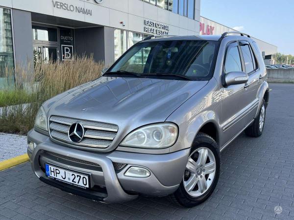Pelēks Mercedes-Benz ML 270 2005 Viļņa, ar dzinēja tilpumu 2.70 L un nobraukumu 318 tūkst. km par 2250 €, foto 4 vietnē AUTOMOTO.COM.LV