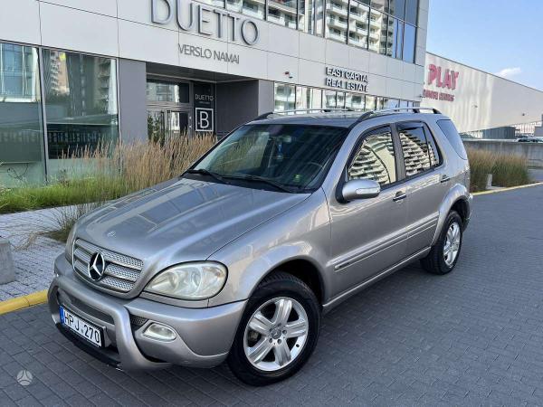 Pelēks Mercedes-Benz ML 270 2005 Viļņa, ar dzinēja tilpumu 2.70 L un nobraukumu 318 tūkst. km par 2250 €, foto 7 vietnē AUTOMOTO.COM.LV