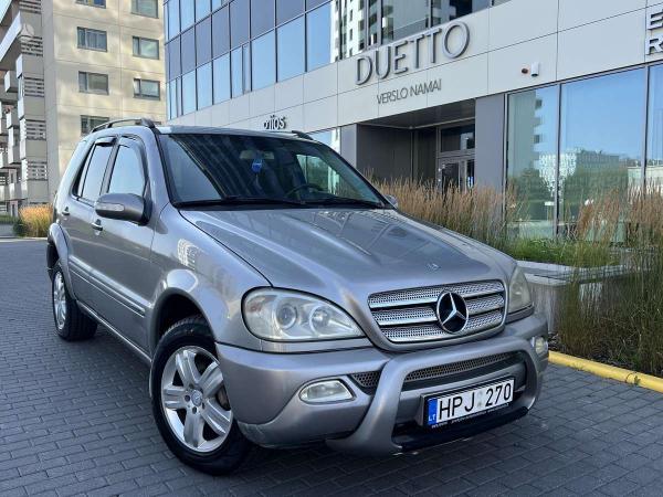 Pelēks Mercedes-Benz ML 270 2005 Viļņa, ar dzinēja tilpumu 2.70 L un nobraukumu 318 tūkst. km par 2250 €, foto 10 vietnē AUTOMOTO.COM.LV