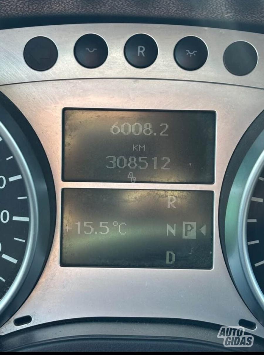 Melns Mercedes-Benz ML 280 2006 Klaipėda, ar dzinēja tilpumu 3.00 L un nobraukumu 311 tūkst. km par 6000 €, foto 7 vietnē AUTOMOTO.COM.LV