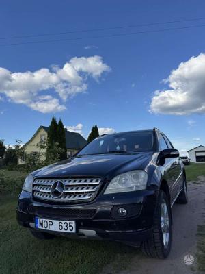 Black Mercedes-Benz ML 280 2007 in Vilnius, with an engine capacity of 2.99 L and mileage of 526 thousand km for 4300 €, photo  on AUTOMOTO.COM.LV
