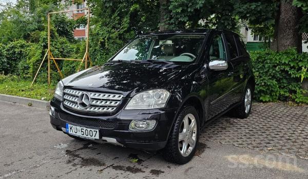 Melns Mercedes-Benz ML 280 2007 Rīga, ar dzinēja tilpumu 3.00 L un nobraukumu 306 tūkst. km par 4800 €, foto 1 vietnē AUTOMOTO.COM.LV