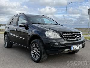 Black Mercedes-Benz ML 280 2007 in Liepaja, with an engine capacity of 3.00 L and mileage of 357 thousand km for 4700 €, photo  on AUTOMOTO.COM.LV