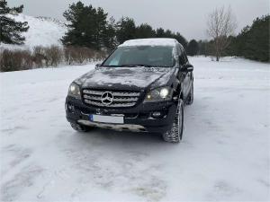 Black Mercedes-Benz ML 280 2008 in Klaipeda, with an engine capacity of 2.99 L and mileage of 280 thousand km for 5400 €, photo  on AUTOMOTO.COM.LV
