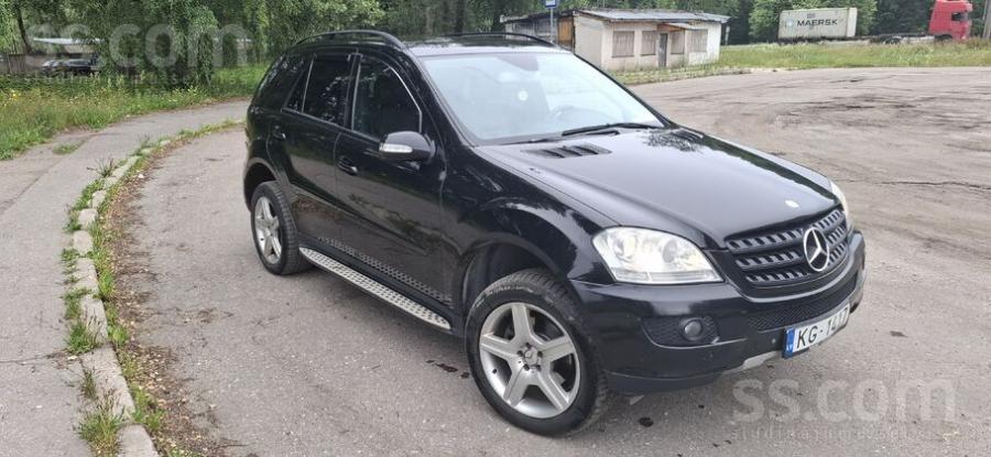 Melns Mercedes-Benz ML 280 2008 Rīga, ar dzinēja tilpumu 3.00 L un nobraukumu 0 tūkst. km par 7000 €, foto 5 vietnē AUTOMOTO.COM.LV
