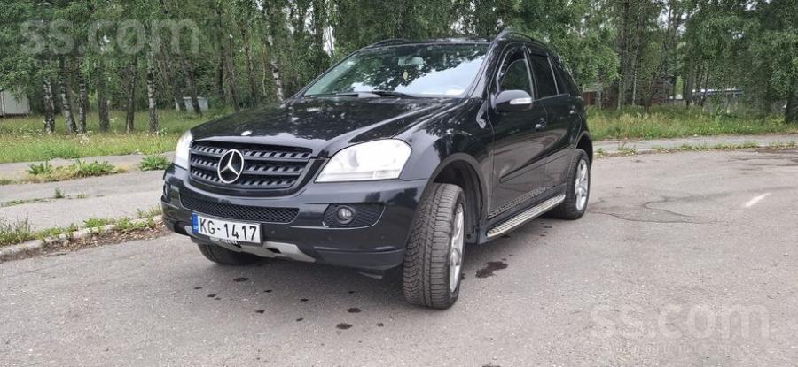 Melns Mercedes-Benz ML 280 2008 Rīga, ar dzinēja tilpumu 3.00 L un nobraukumu 0 tūkst. km par 6500 €, foto 1 vietnē AUTOMOTO.COM.LV
