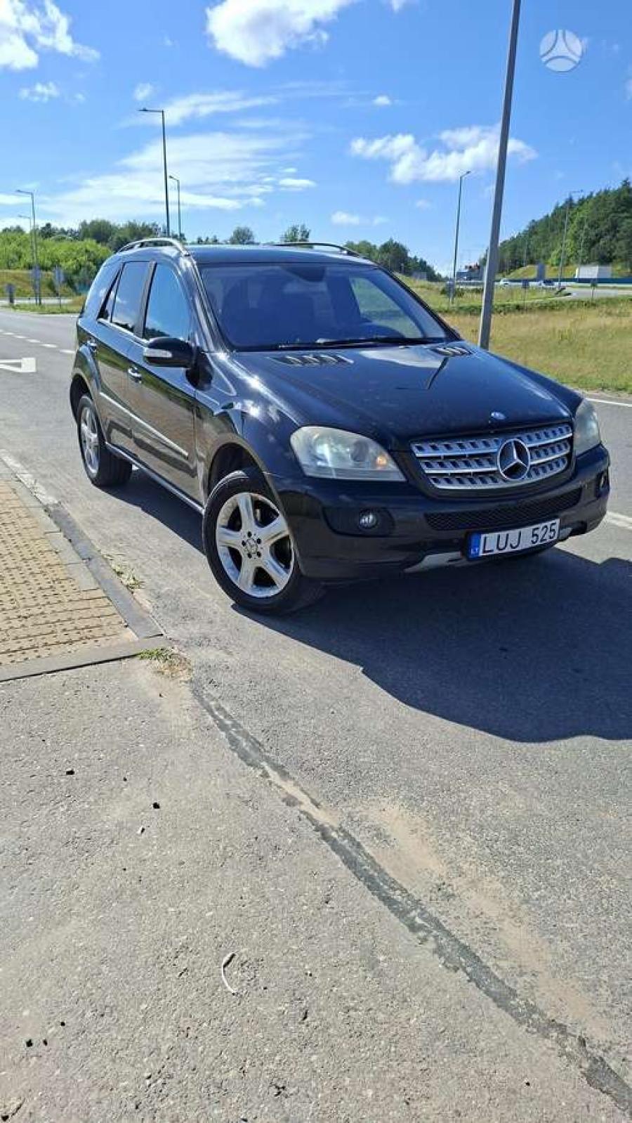 Melns Mercedes-Benz ML 280 2008 Viļņa, ar dzinēja tilpumu 3.00 L un nobraukumu 374 tūkst. km par 4599 €, foto 1 vietnē AUTOMOTO.COM.LV