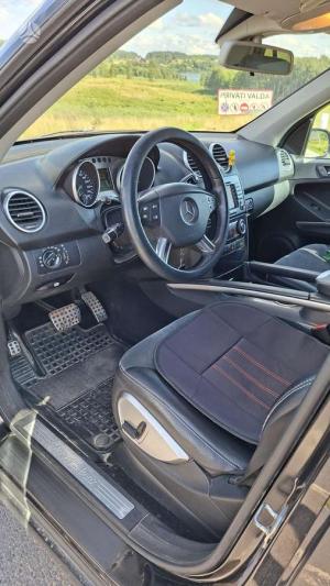 Melns Mercedes-Benz ML 280 2008 Viļņa, ar dzinēja tilpumu 3.00 L un nobraukumu 374 tūkst. km par 4599 €, foto 11 vietnē AUTOMOTO.COM.LV