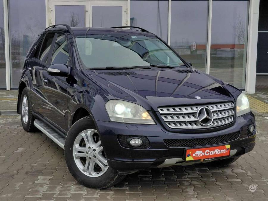 Zils Mercedes-Benz ML 280 2006 Viļņa, ar dzinēja tilpumu 2.99 L un nobraukumu 319 tūkst. km par 6600 €, foto 1 vietnē AUTOMOTO.COM.LV