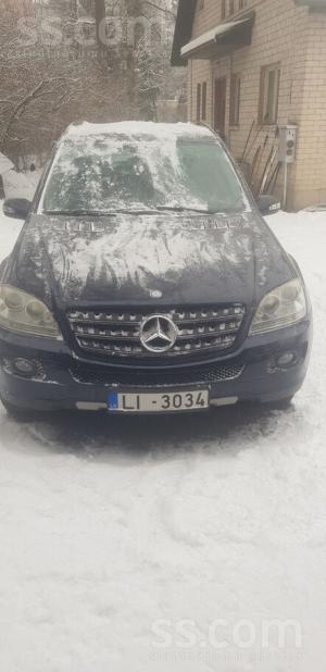 Zils Mercedes-Benz ML 280 2007 Ogre, ar dzinēja tilpumu 3.00 L un nobraukumu 315 tūkst. km par 6000 €, foto  vietnē AUTOMOTO.COM.LV