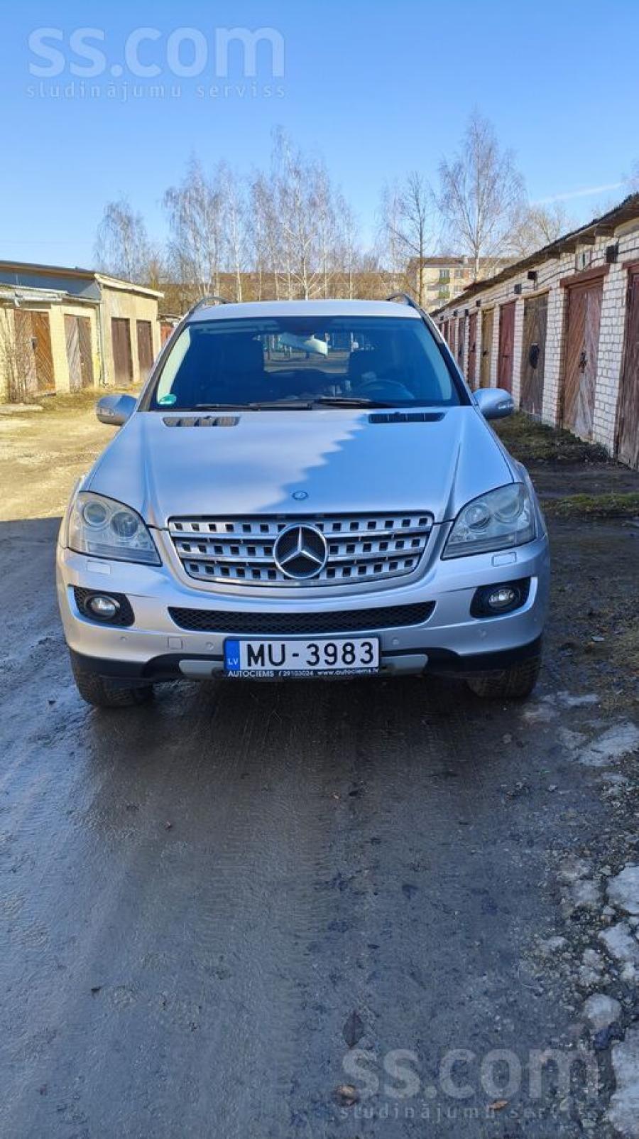 Mercedes-Benz ML 280 2006 Aizkraukle, ar dzinēja tilpumu 3.00 L un nobraukumu 307 tūkst. km par 4200 €, foto 1 vietnē AUTOMOTO.COM.LV