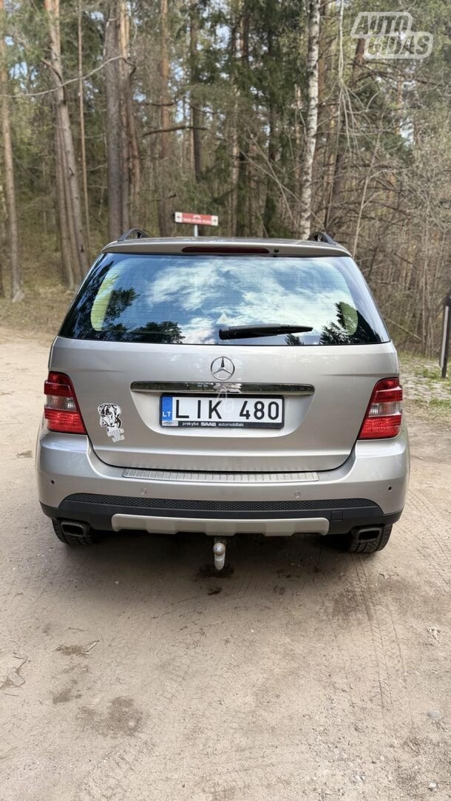 Mercedes-Benz ML 280 2007 Viļņa, ar dzinēja tilpumu 3.00 L un nobraukumu 351 tūkst. km par 5600 €, foto 3 vietnē AUTOMOTO.COM.LV