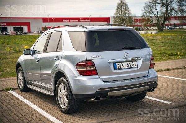Grey Mercedes-Benz ML 280 2006 in Riga, with an engine capacity of 3.00 L and mileage of 0 thousand km for 2990 €, photo 6 on AUTOMOTO.COM.LV