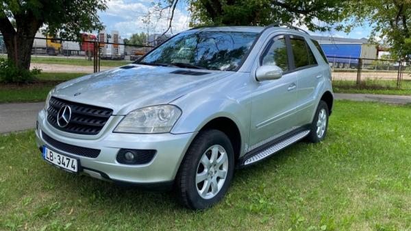 Grey Mercedes-Benz ML 280 2006 in Riga, with an engine capacity of 3.00 L and mileage of 0 thousand km for 5699 €, photo 1 on AUTOMOTO.COM.LV