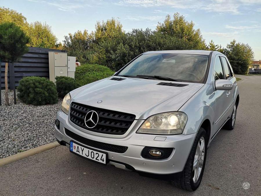 Grey Mercedes-Benz ML 280 2006 in Klaipeda, with an engine capacity of 3.00 L and mileage of 300 thousand km for 4400 €, photo 8 on AUTOMOTO.COM.LV