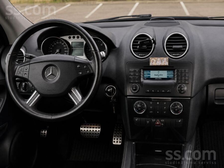 Grey Mercedes-Benz ML 280 2006 in Riga, with an engine capacity of 3.00 L and mileage of 99 thousand km for 8500 €, photo 19 on AUTOMOTO.COM.LV