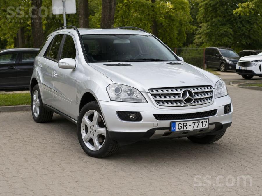 Grey Mercedes-Benz ML 280 2006 in Riga, with an engine capacity of 3.00 L and mileage of 99 thousand km for 8500 €, photo 23 on AUTOMOTO.COM.LV