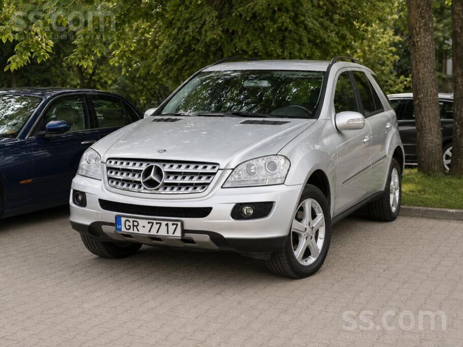 Grey Mercedes-Benz ML 280 2006 in Riga, with an engine capacity of 3.00 L and mileage of 99 thousand km for 8500 €, photo 24 on AUTOMOTO.COM.LV