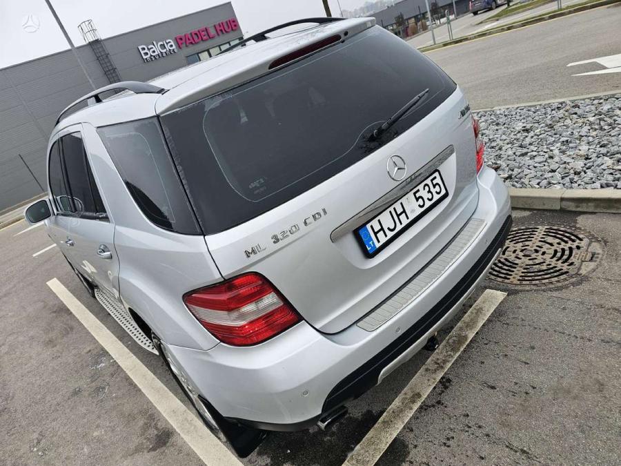Grey Mercedes-Benz ML 280 2007 in Kaunas, with an engine capacity of 3.00 L and mileage of 310 thousand km for 4300 €, photo 18 on AUTOMOTO.COM.LV