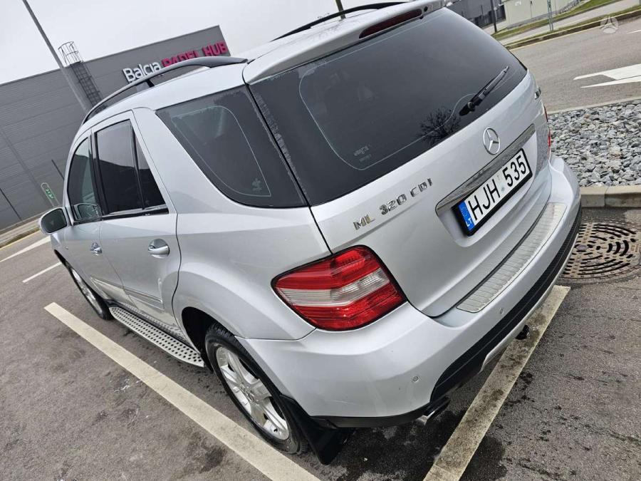 Grey Mercedes-Benz ML 280 2007 in Kaunas, with an engine capacity of 3.00 L and mileage of 310 thousand km for 4300 €, photo 19 on AUTOMOTO.COM.LV