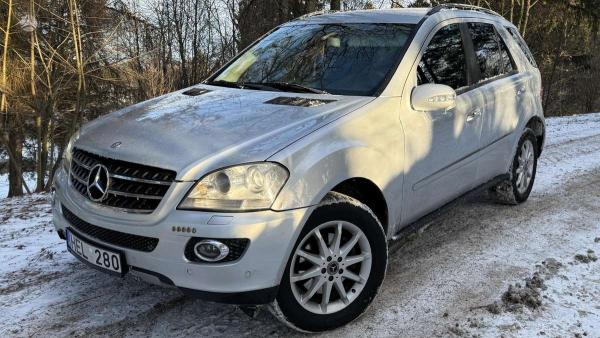 Pelēks Mercedes-Benz ML 280 2007 Viļņa, ar dzinēja tilpumu 3.00 L un nobraukumu 331 tūkst. km par 4250 €, foto 6 vietnē AUTOMOTO.COM.LV