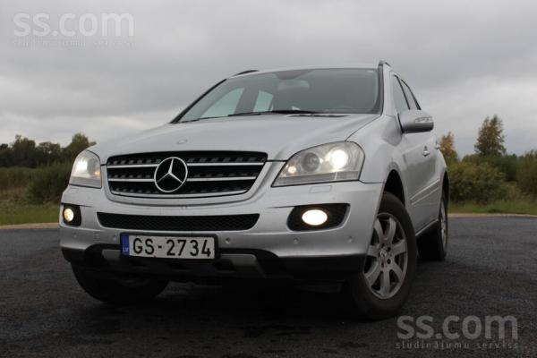 Pelēks Mercedes-Benz ML 280 2007 Jelgava, ar dzinēja tilpumu 3.00 L un nobraukumu 360 tūkst. km par 4500 €, foto 3 vietnē AUTOMOTO.COM.LV