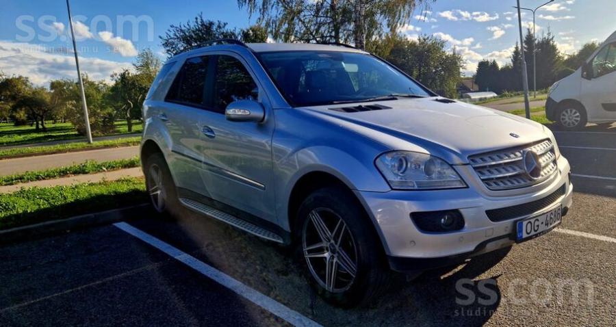 Pelēks Mercedes-Benz ML 280 2008 Rīga, ar dzinēja tilpumu 3.00 L un nobraukumu 229 tūkst. km par 9000 €, foto 3 vietnē AUTOMOTO.COM.LV