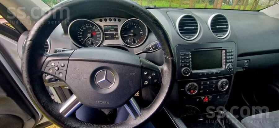 Pelēks Mercedes-Benz ML 280 2008 Rīga, ar dzinēja tilpumu 3.00 L un nobraukumu 229 tūkst. km par 9000 €, foto 7 vietnē AUTOMOTO.COM.LV