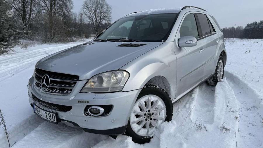 Pelēks Mercedes-Benz ML 280 2007 Viļņa, ar dzinēja tilpumu 2.80 L un nobraukumu 331 tūkst. km par 3999 €, foto 6 vietnē AUTOMOTO.COM.LV