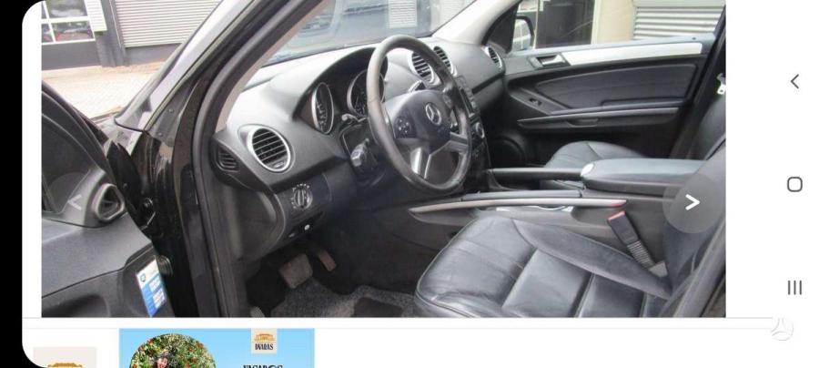 Melns Mercedes-Benz ML 300 2010 Kauņa, ar dzinēja tilpumu 3.00 L un nobraukumu 300 tūkst. km par 2600 €, foto 10 vietnē AUTOMOTO.COM.LV