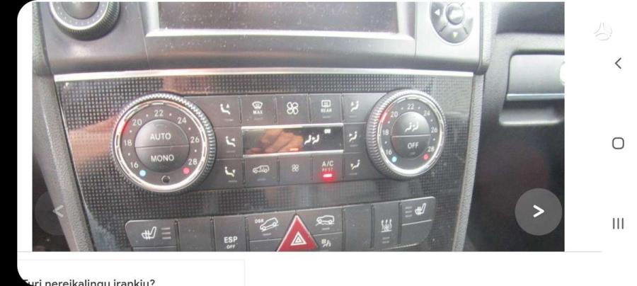 Melns Mercedes-Benz ML 300 2010 Kauņa, ar dzinēja tilpumu 3.00 L un nobraukumu 300 tūkst. km par 2600 €, foto 13 vietnē AUTOMOTO.COM.LV