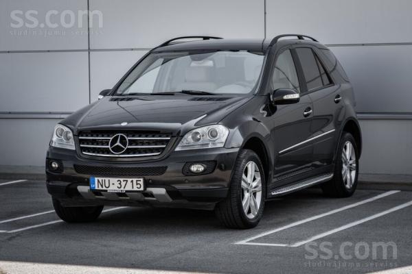 Melns Mercedes-Benz ML 320 2005 Rīga, ar dzinēja tilpumu 3.20 L un nobraukumu 280 tūkst. km par 4950 €, foto 1 vietnē AUTOMOTO.COM.LV