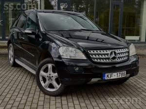 Melns Mercedes-Benz ML 320 2005 Tukums, ar dzinēja tilpumu 3.00 L un nobraukumu 342 tūkst. km par 3700 €, foto  vietnē AUTOMOTO.COM.LV