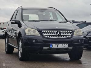 Черный Мерседес МЛ 320 2005 в Вильнюс, объемом двигателя 2.99 л и пробегом 387 тыс. км за 3700 €, фото  на AUTOMOTO.COM.LV