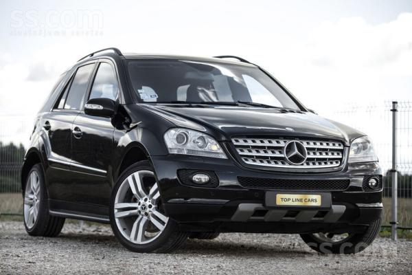 Black Mercedes-Benz ML 320 2006 in Tukums, with an engine capacity of 3.00 L and mileage of 0 thousand km for 5999 €, photo 9 on AUTOMOTO.COM.LV