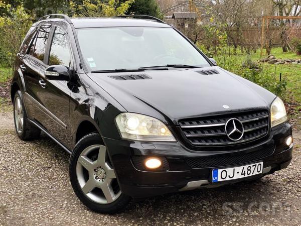 Melns Mercedes-Benz ML 320 2006 Rīga, ar dzinēja tilpumu 3.00 L un nobraukumu 288 tūkst. km par 6500 €, foto 1 vietnē AUTOMOTO.COM.LV