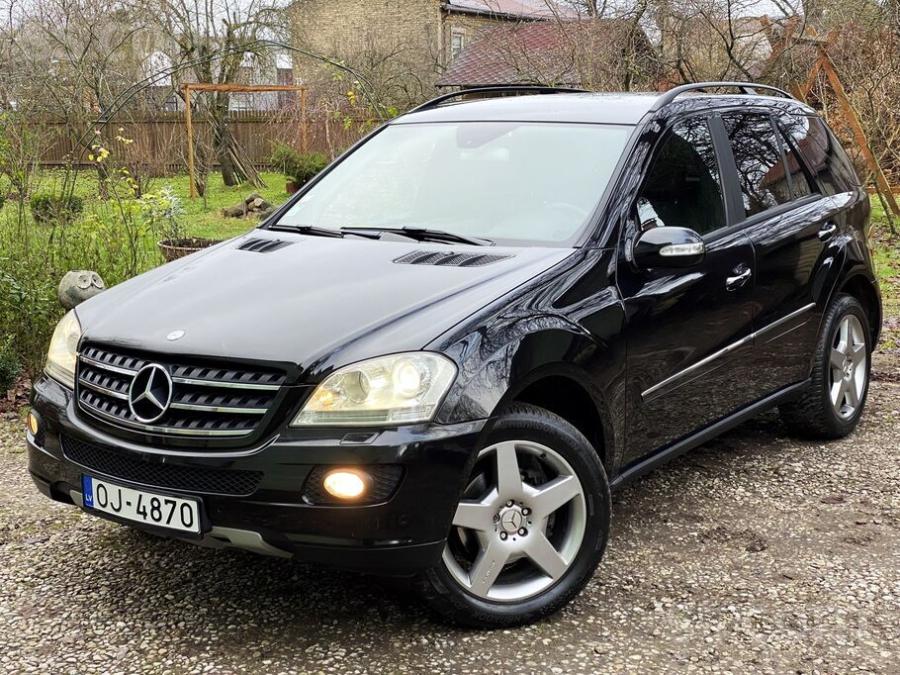 Melns Mercedes-Benz ML 320 2006 Rīga, ar dzinēja tilpumu 3.00 L un nobraukumu 288 tūkst. km par 6500 €, foto 1 vietnē AUTOMOTO.COM.LV