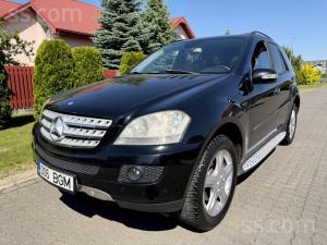Black Mercedes-Benz ML 320 2006 in Riga, with an engine capacity of 3.00 L and mileage of 348 thousand km for 4900 €, photo  on AUTOMOTO.COM.LV